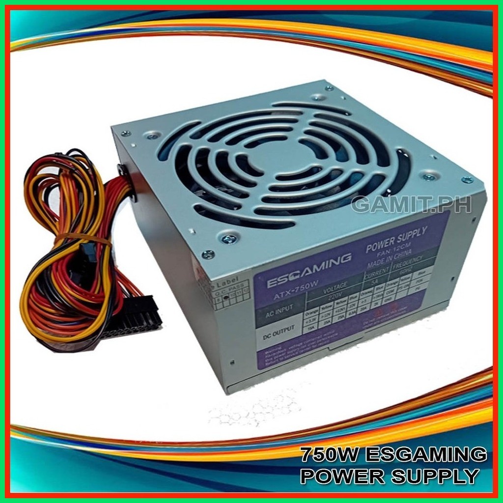 ∇ Keytech Thunderbolt Value series Long wire 700w PSU DESKTOP POWER ...