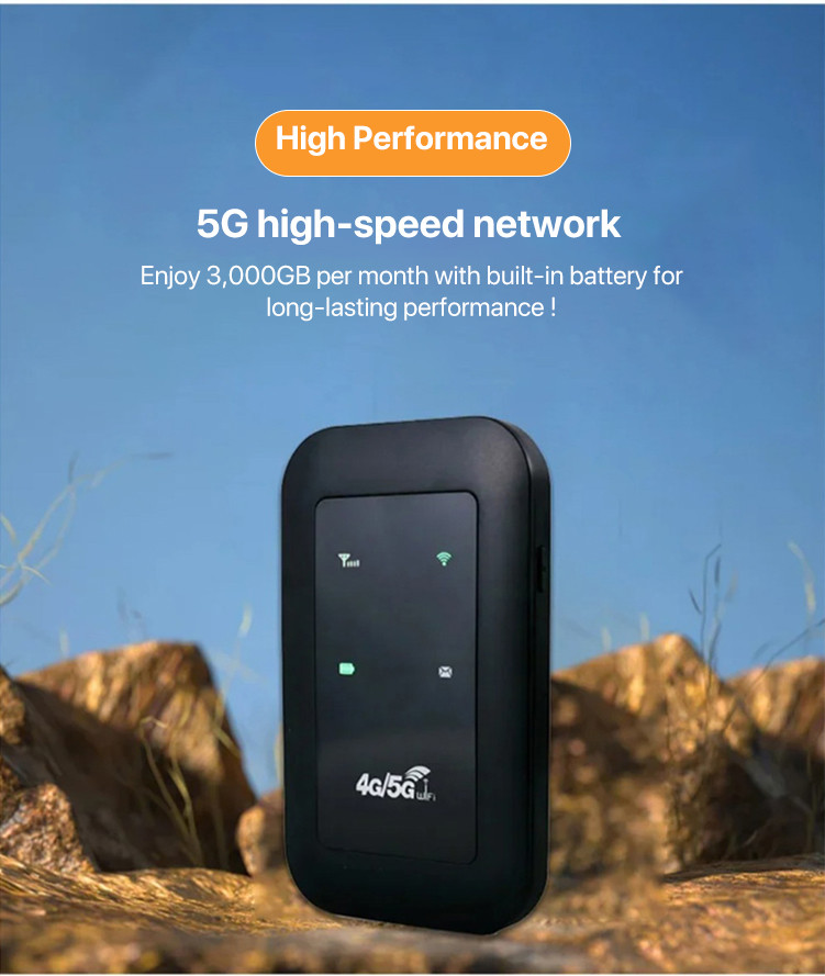 100% Original[Super High Speed/Stable Connection]Portable Wi-Fi 5G ...