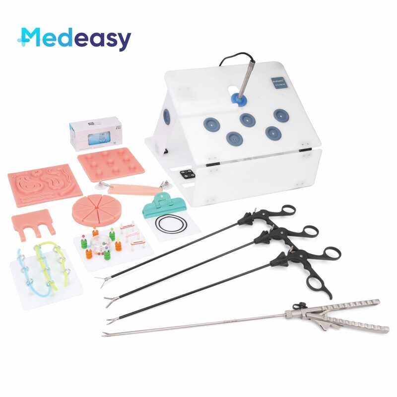 LY Laparoscc Trainer Simulator Laparoscopy Training Box Complete Set ...