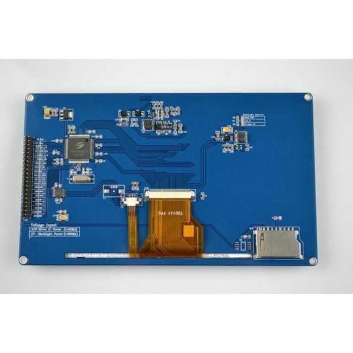 7-inch TFT LCD screen module, each microcontroller can drive resolution ...