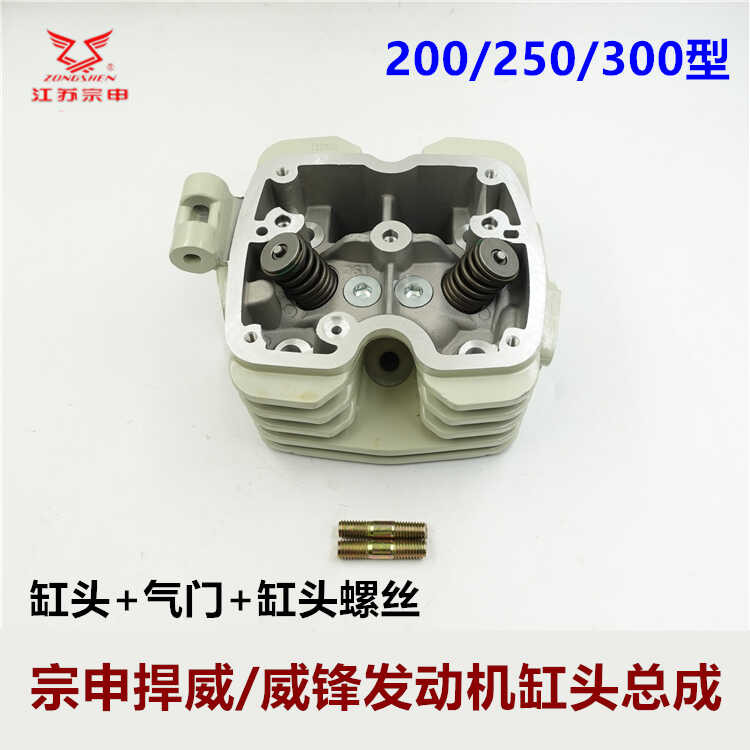Zongshen Hanwei 200 250 300 cylinder head assembly Weifeng water-cooled engine cylinder head va ...