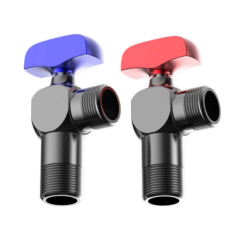 Full Copper High Flow Angle Valve Ball Valve, Fully Open Ball Core ...