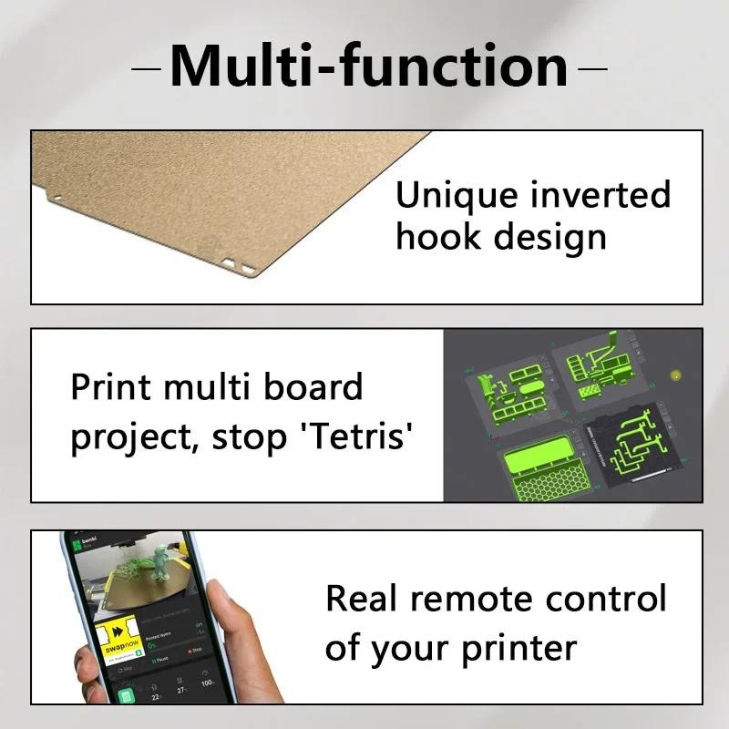 A1mini automatic replacement plate with precise holes double-sided PEI ...