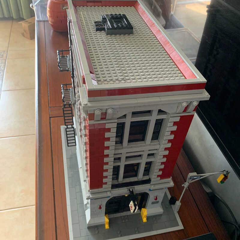 Light WIth Ghostbusters Firehouse Headquarters 4634PCS Building Blocks ...