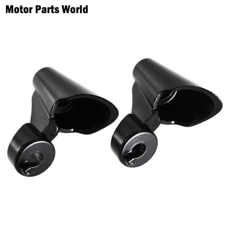 Black Motorcycle Front Turn Signal Mounts Reloion Kit Fit For Harley ...