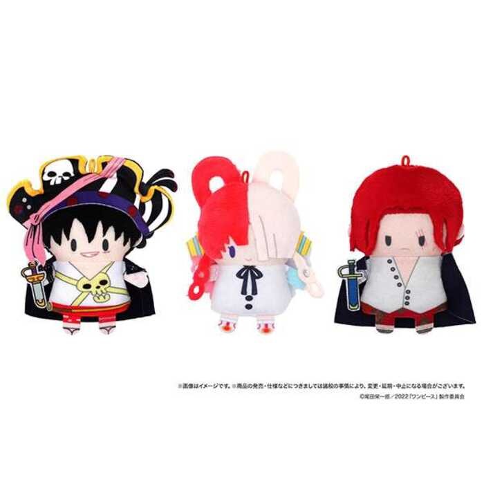 W One Piece Finger Puppet Plush Dflaming Eye Three Captains Luffy Rck ...