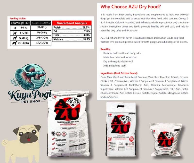 AZU Dog Food 20Kg - Complete Balanced Nutrition For Puppies & Adult ...