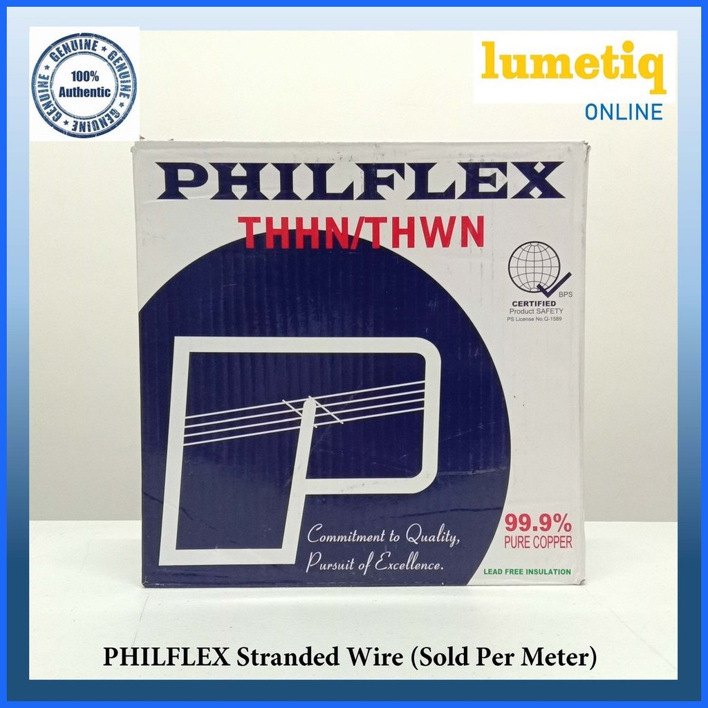 ☀ PHILFLEX THHN Stranded Wire (SOLD PER METER) 2.0mm2/3.5mm2/5.5mm2/8 ...