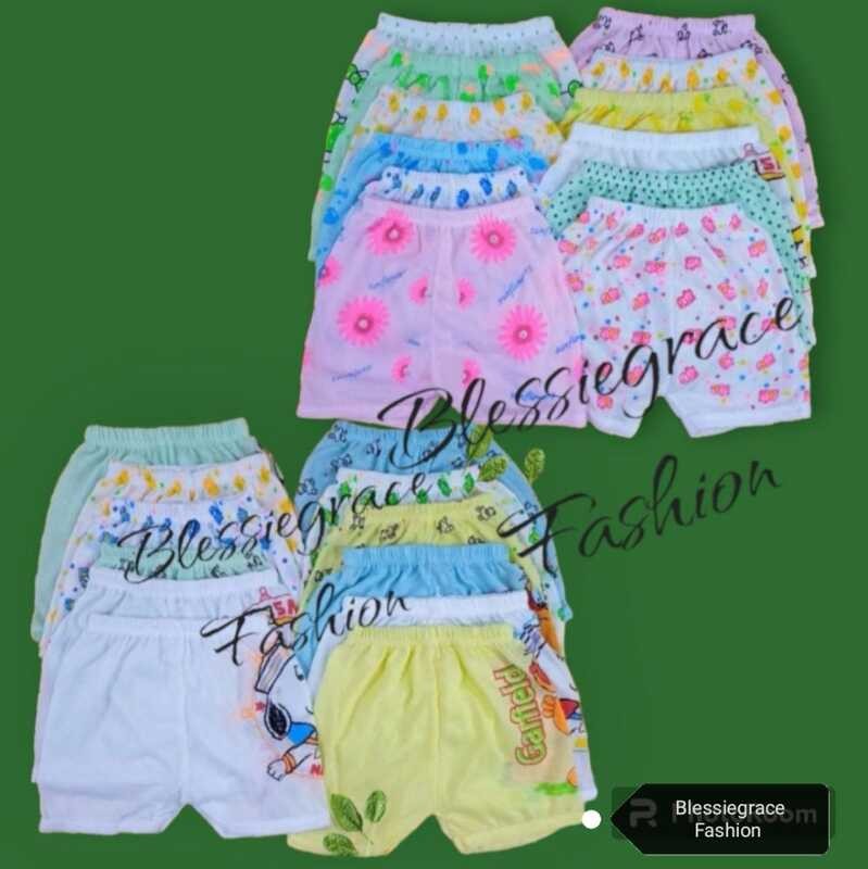 12 / 6Pcs Short For Infant Baby Boy And Girl ( 0-9 Months ) | Shopee ...