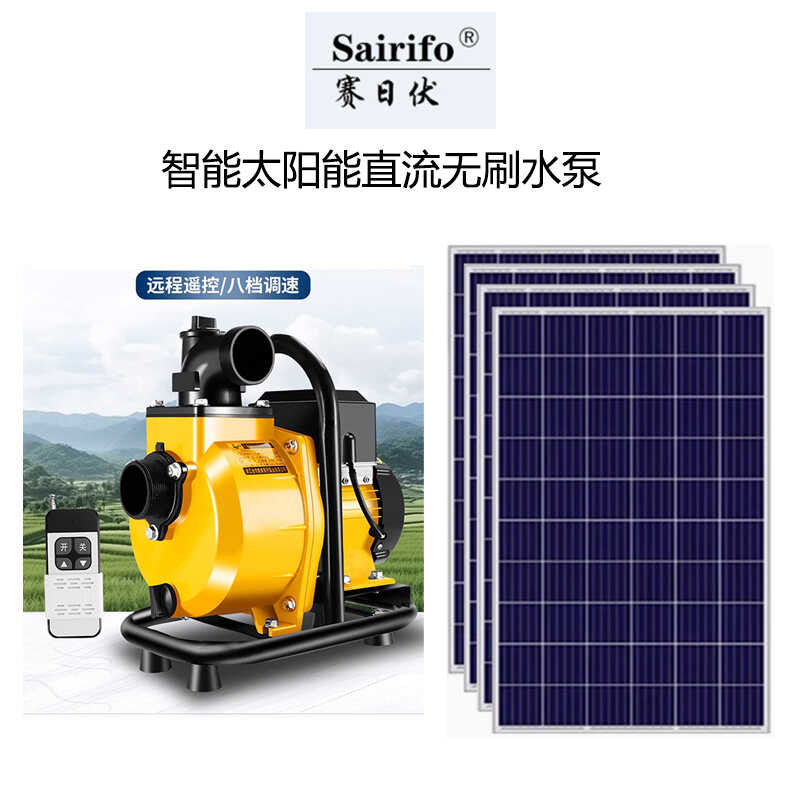 Solar with PV Panel, Self-Priming 24V 48V 60V 72V DC Water Pump for ...