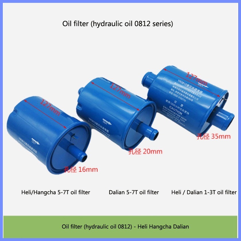 For Hangzhou Forklift Heli Dalian 0812 Series Hydraulic Oil Filter ...