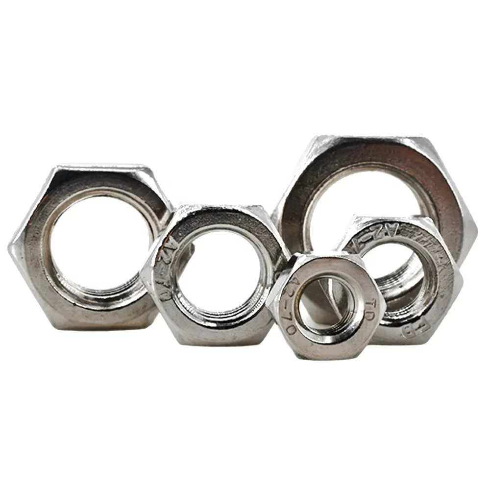 [HKH] 304 Stainless Steel Hex Hexagon Nut for M1 M1.2 M1.4 M1.6 M2 M2.5 M3 M4 M5 M6 M8 M10 M12 ...