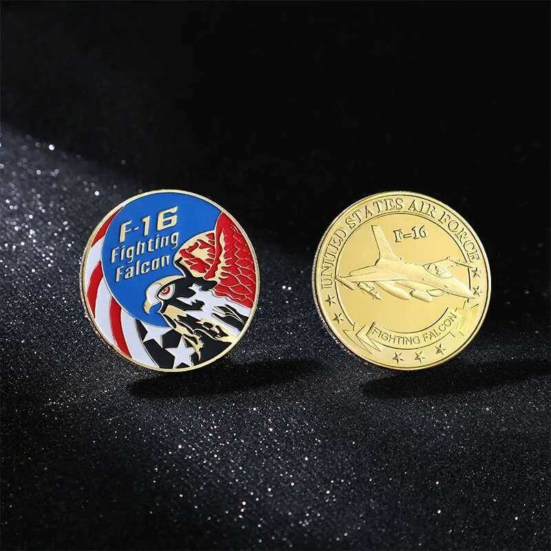 US COD Air Force F Battle Falcon Commemorative Coin International ...