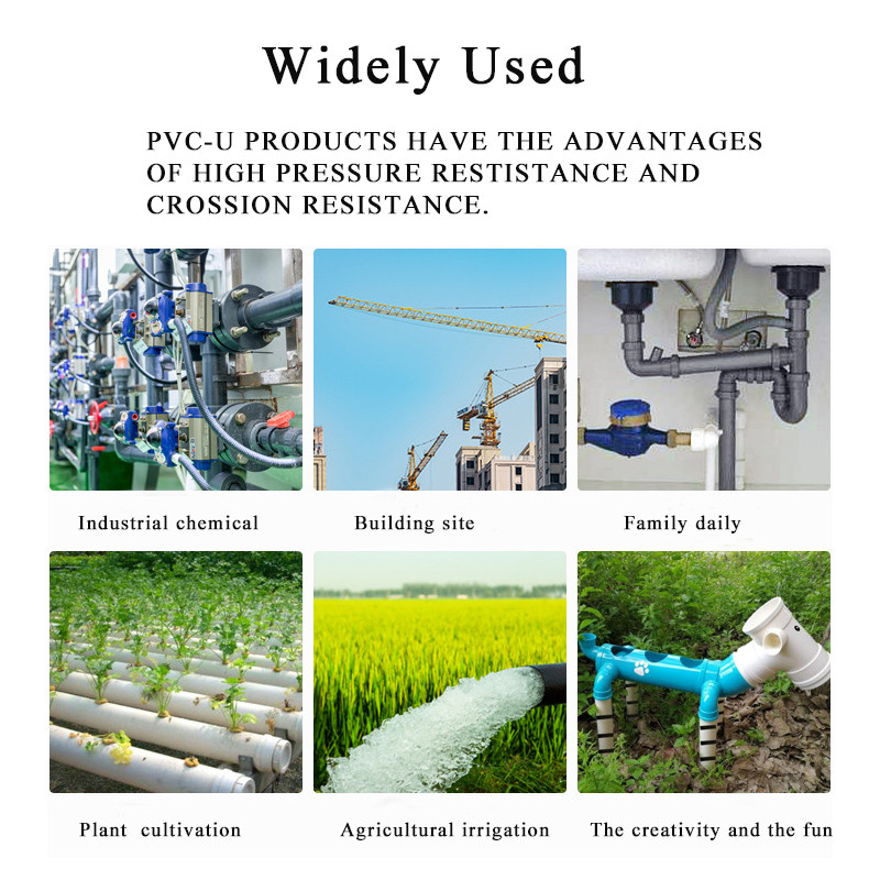 PVC Blue Fittings 1/2, 3/4, and 1 inch Pipe Fitting Polybutylene PVC ...