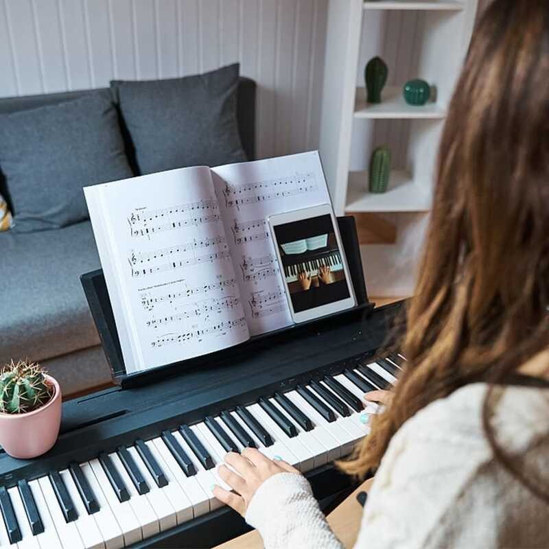 Desop Portable Book Sheet Music Stand para sa Roland Yamaha P105 P115 P121 P35 P45 P48 | Shopee ...