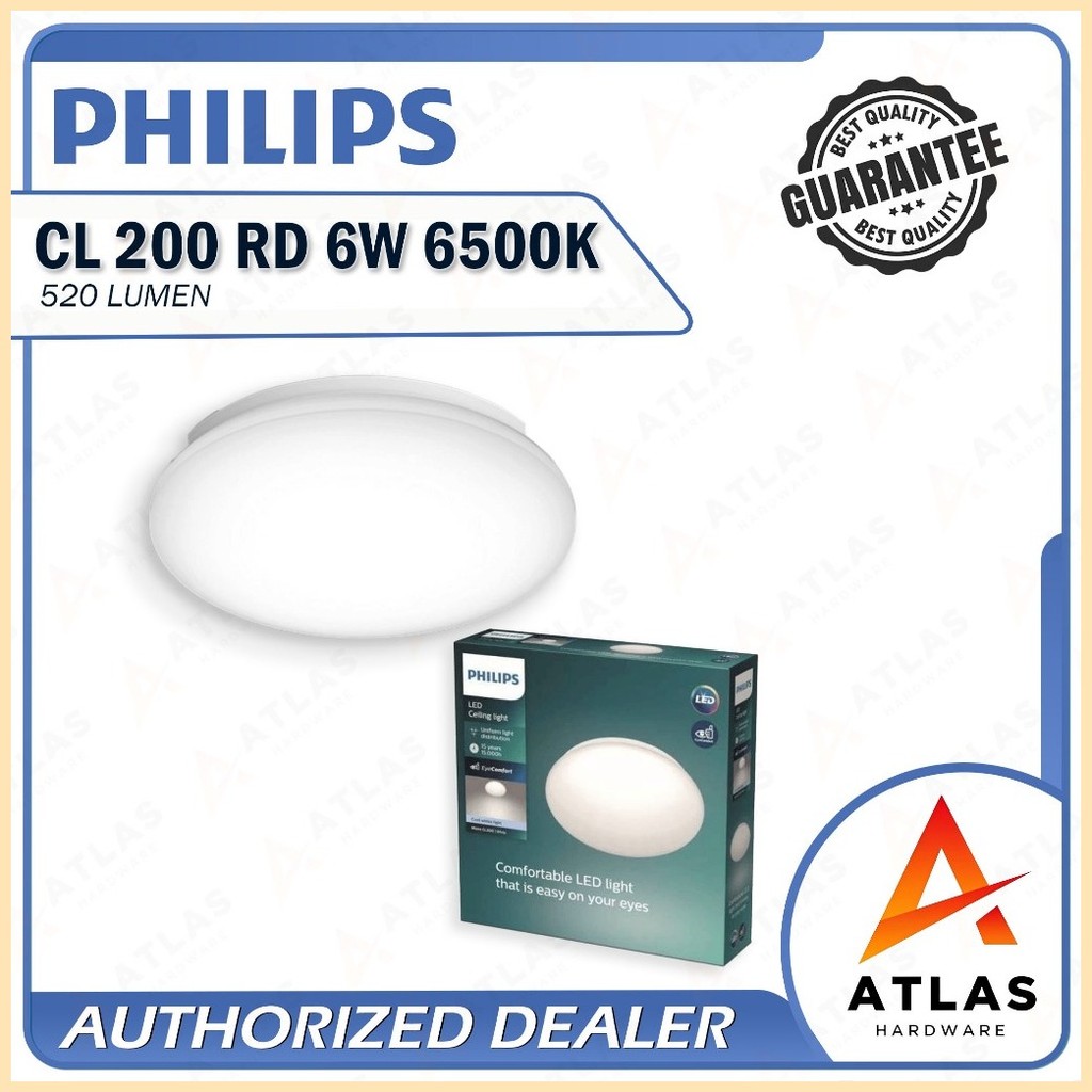 Philips CL-200 RD 6W/10W 6500K LED Ceiling Light ☽ ∈ | Shopee Philippines