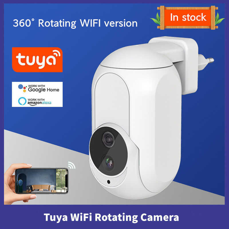 Tuya Wall Plug In Camera Wifi 360° 1080P Mini Surveillance Home ...