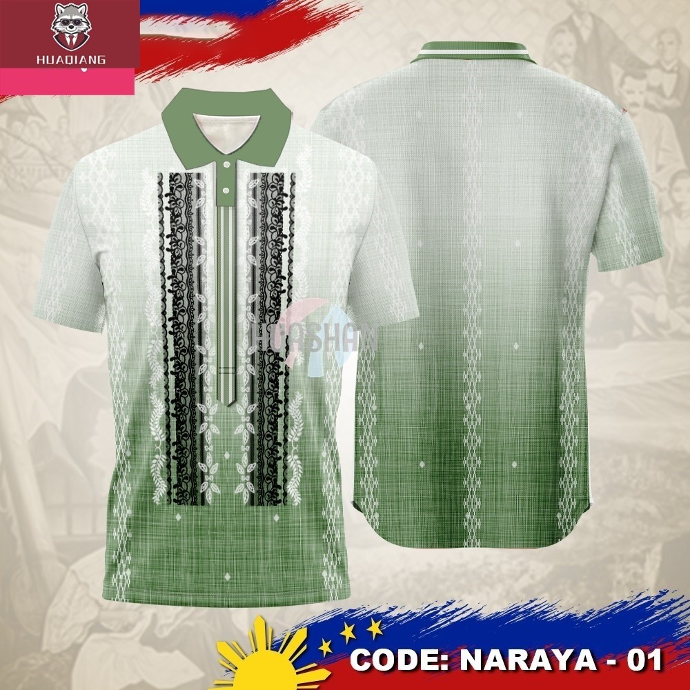2025 asean inspired ethnic attire barong agalog batik polo for men ...
