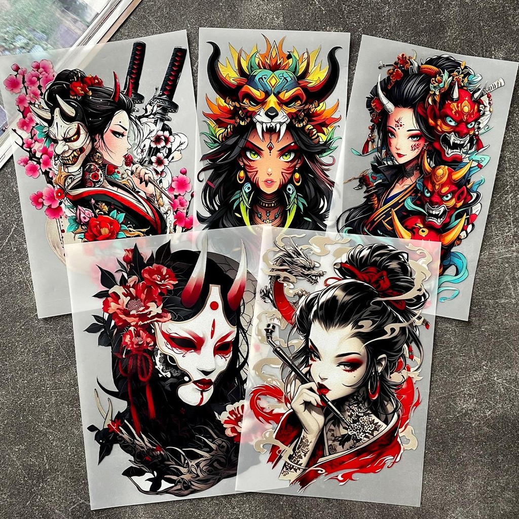 JDM Sticker Japanese Samurai Beauty Girl Decal and Wind Sakura Beauty ...