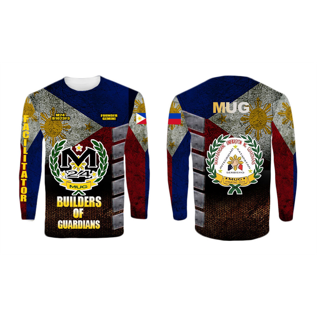 2024-2025 Fashion Design long sleeve T-shirt PGBI MUG GUARDIANS 3D ...