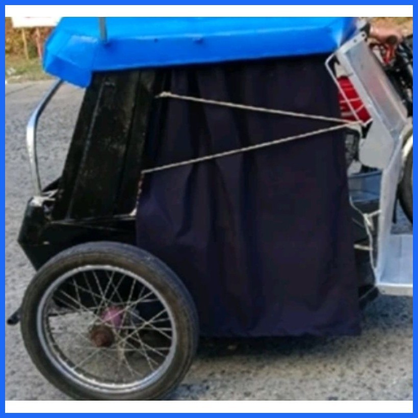 1PC WATER PROOF/ WATER REPELLANT CURTAIN FOR EBIKE , TRICYCLE,BAJAJ,EMC ...