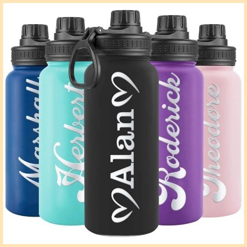 Customizable Tumbler Flask With Names Design | Shopee Philippines