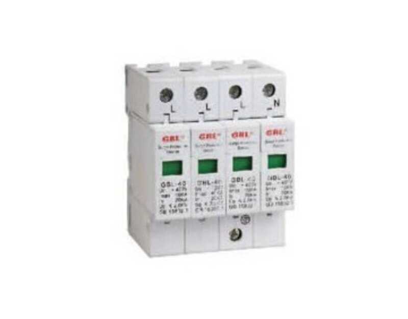 Power protector, lightning arrester, surge protector GBL 40KA-80KA 4P ...