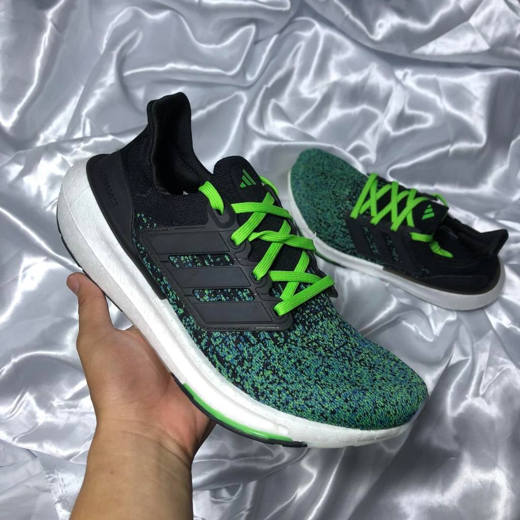 ORIGINAL ADI ULTRA BOOST LIGHT CORE BLACK LUCID LIME MEN RUNNING SHOES ...