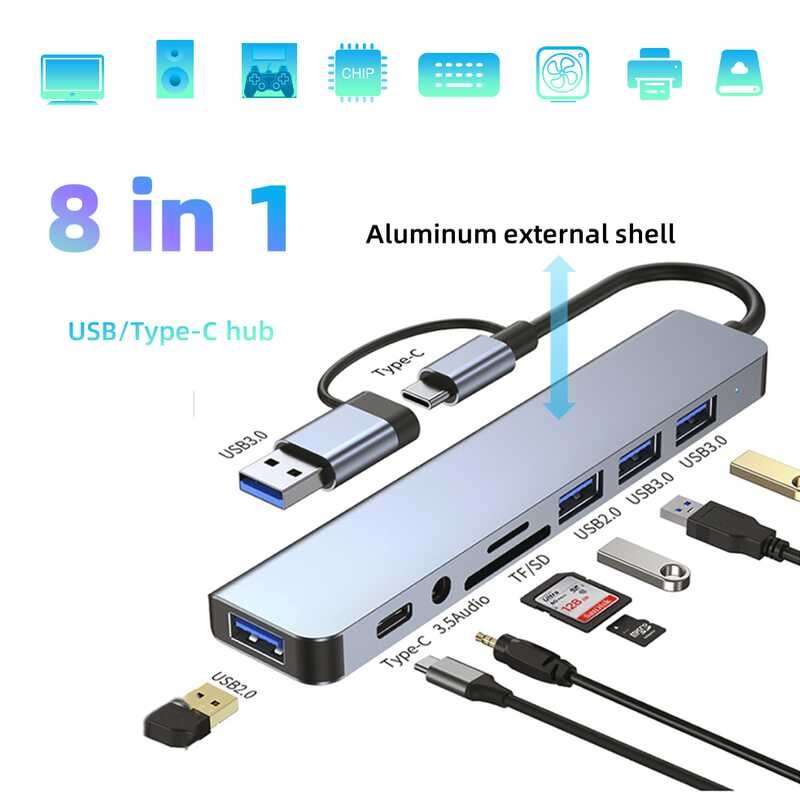 USB 3 E3 Hub USB Adapter Multi Ports Use Power Adapter Extensor USB 2.0 ...