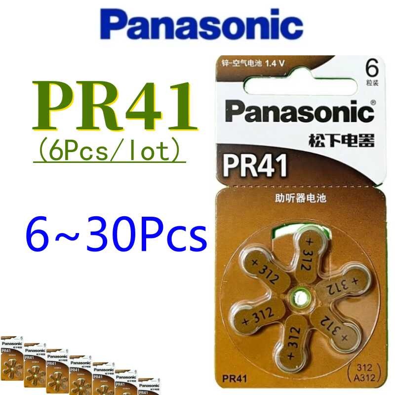 Origina Cc 6-30Pcs A312 312 P312 Pr41 1.4V Ampifier Battery For Advanced Hearing Aid Button Coin ...
