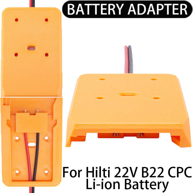 14 AWG DIY Adapter For Hilti 22V B22 CPC Li-Ion Battery Adapter For DIY ...