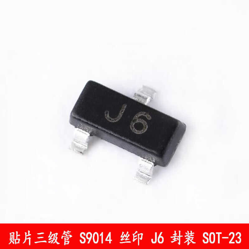 Surface S9014 J6 SOT-23 NPN 45V/100mA surface mounted transistor ...