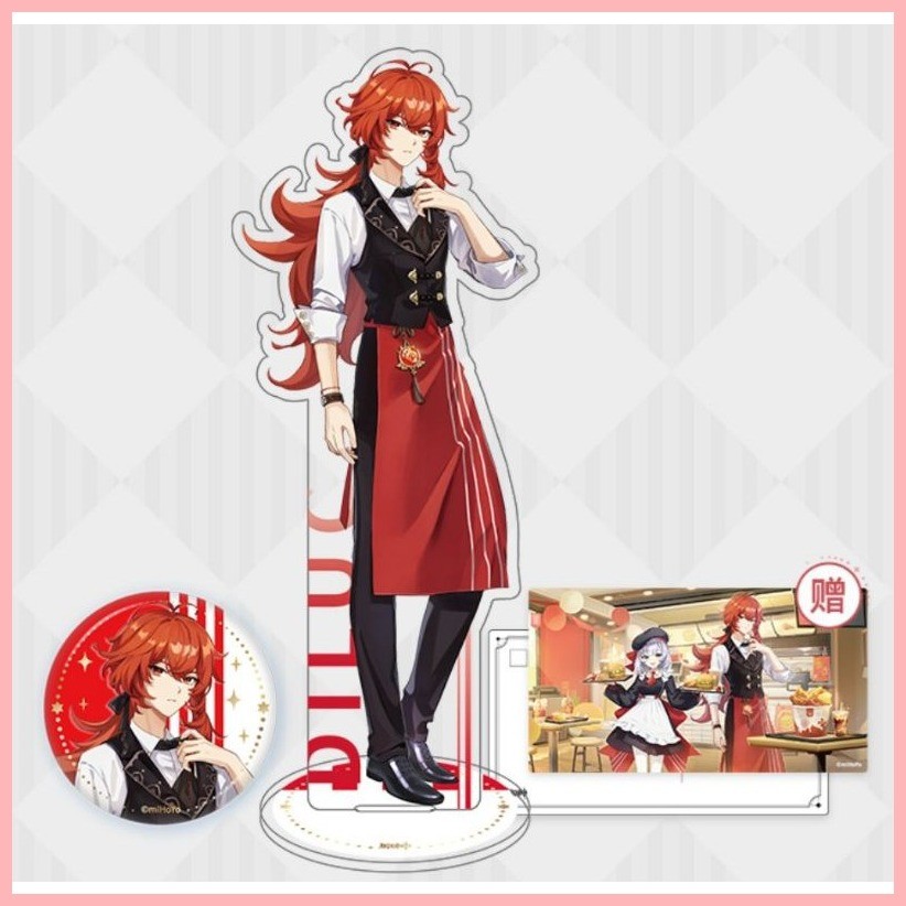 ⌘ Official Mihoyo Genshin Impact x KFC Collaboration Sets - Diluc ...