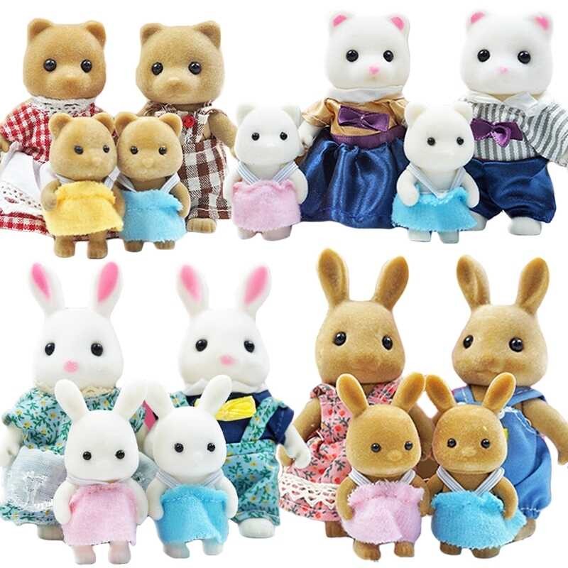 Xj Easter B 1:12 Scale Simulation Forest Family Reindeer Pretend Game ...