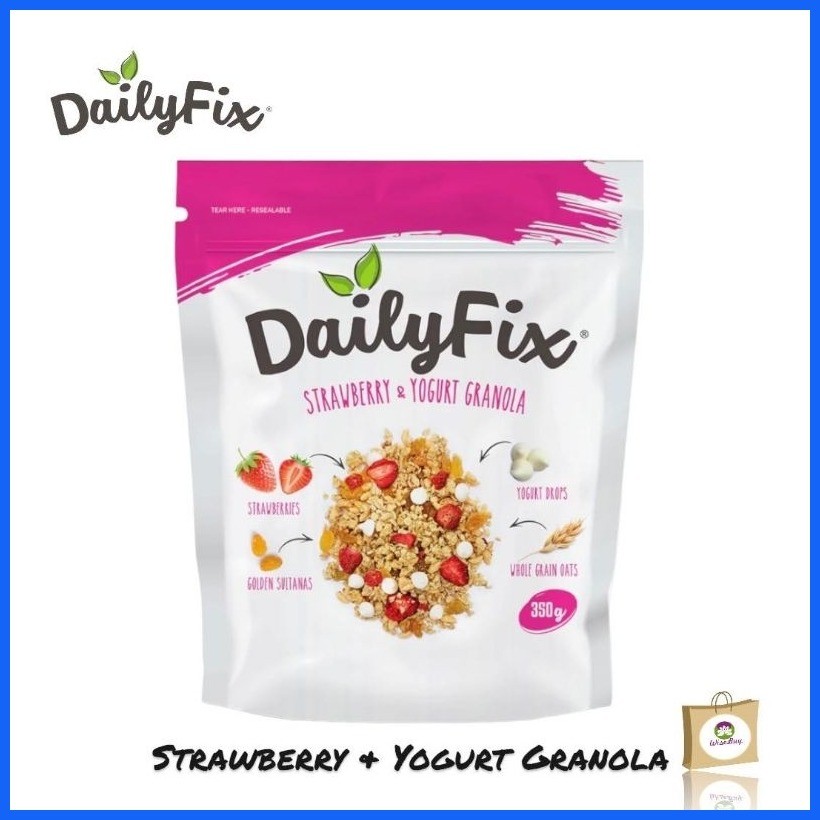 Daily Fix Berry Special Granola 350g & 700g Berry Special/ Strawberry & Yogurt/ Very Nutty ...