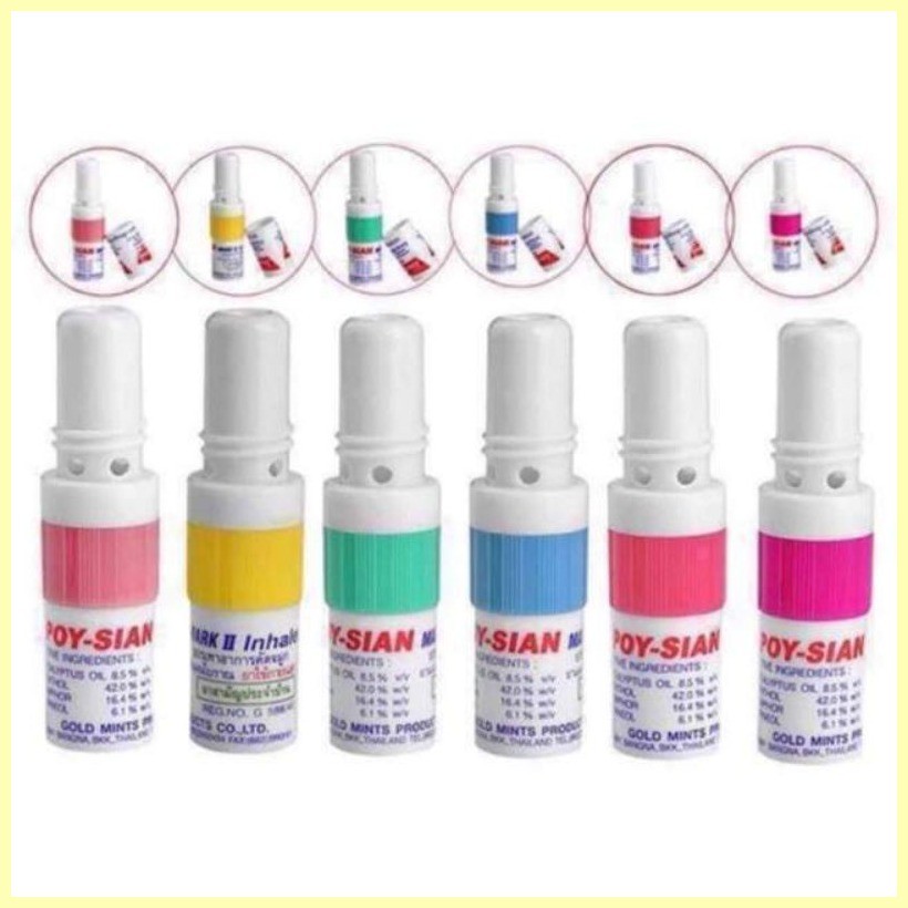 Poy-Sian Brank Mark II Inhaler (Made in Thailand) | Shopee Philippines