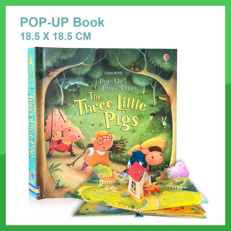 Little Three Pigs Usborne Pop Up English Picture Books for Kids Baby ...