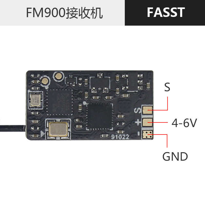 X-Fm900 Receiver RSSI Output FAS Protocol Traversal Machine Sbus/Futaba ...