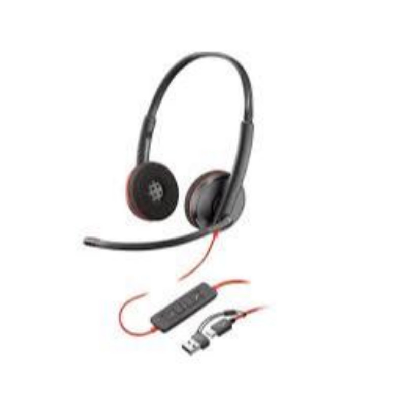 Plantronics C3220,USB Headset/Noise Canceling Mic w/Hi-Fi | Shopee ...