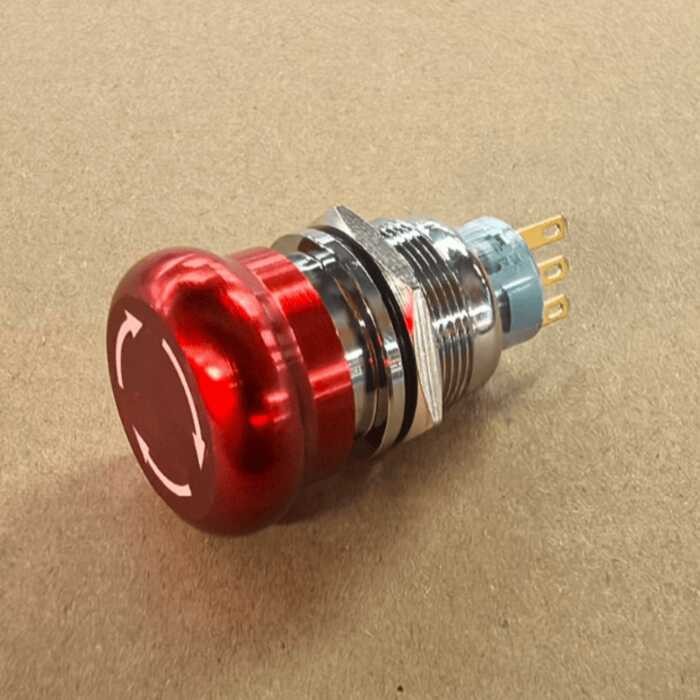 Installation hole 22mm metal emergency stop button emergency stop ...
