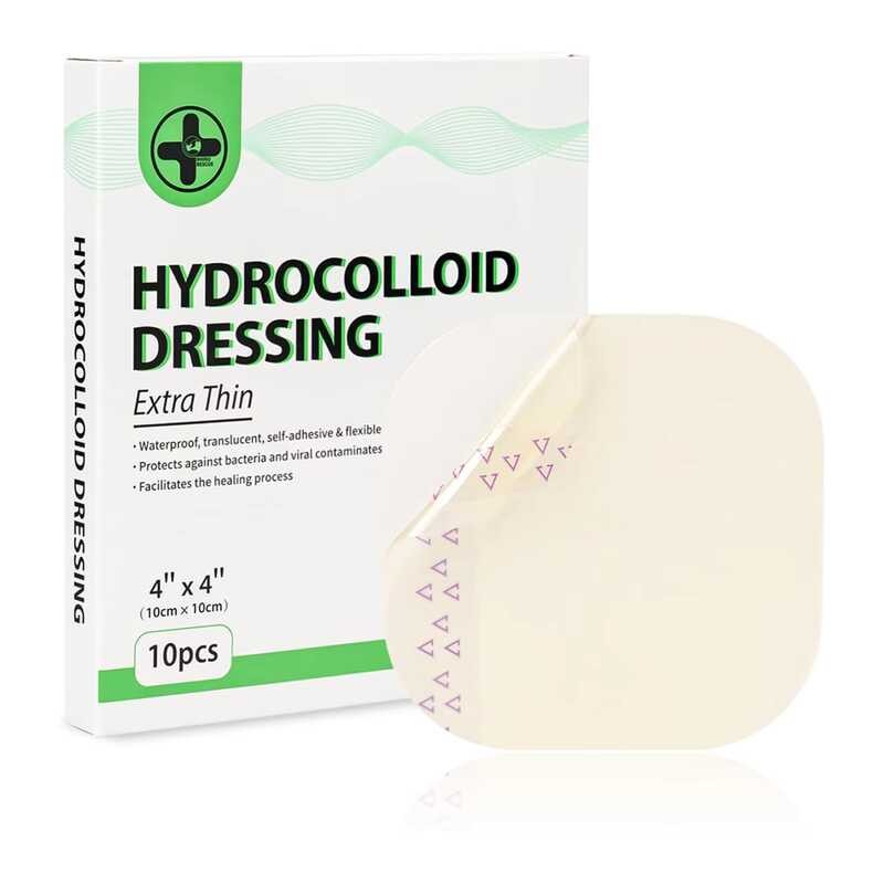 Rhino Rescue Ultra-Thin Hydrocolloid Wound Dressing For Ulcer , Burn ...