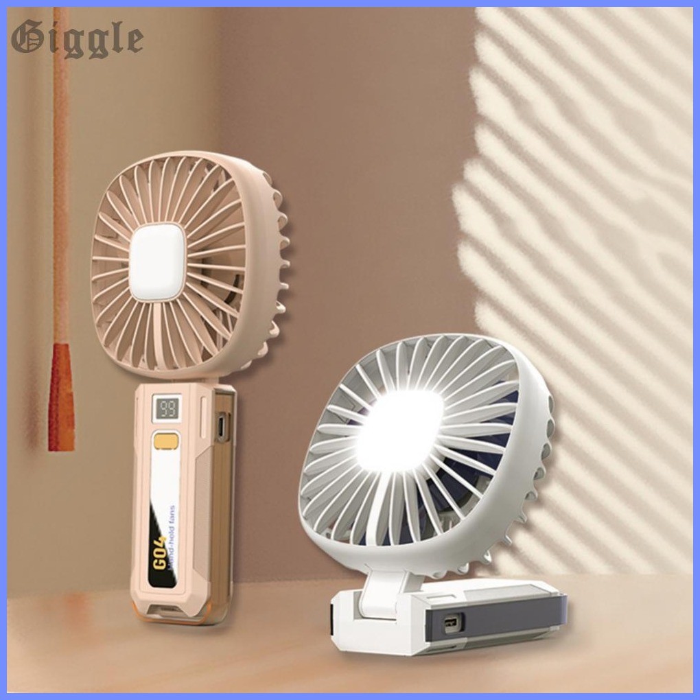 24H SHIPING Lightweight and Foldable Mecha Fan with Adjustable Speeds ...