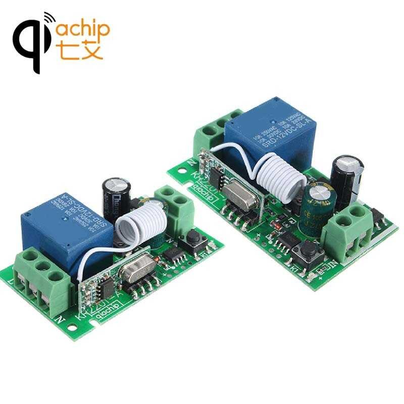 AC110V220V single channel wireless remote control switch 433M relay ...