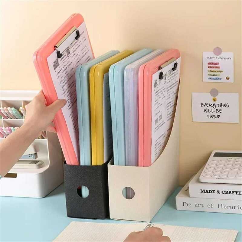 Xj Mga Folder Stationery Box Plastic File Paperwork Kaso Gamit Ang ...