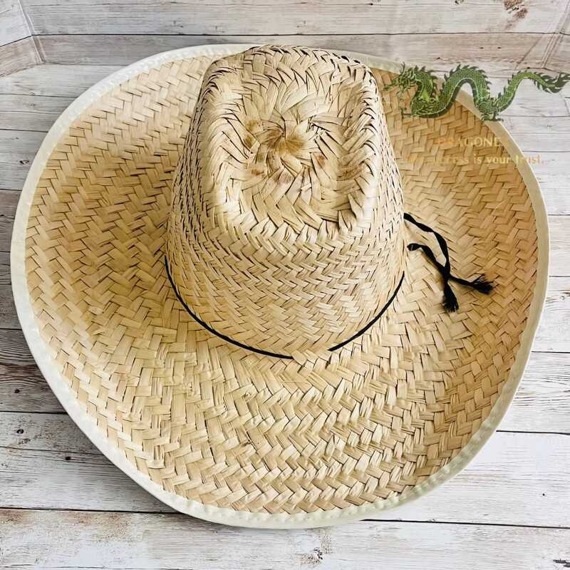 Sombrero ♡ Stylish Palm Leaf Cowboy Hat Embrace The Wild West Style For ...