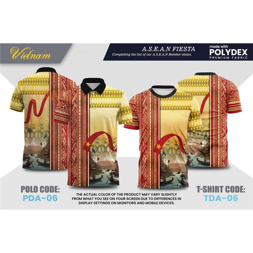 [READY STOCK]ASEAN FIESTA Vietnam DESIGN TSHIRT & POLOSHIRT FULL ...