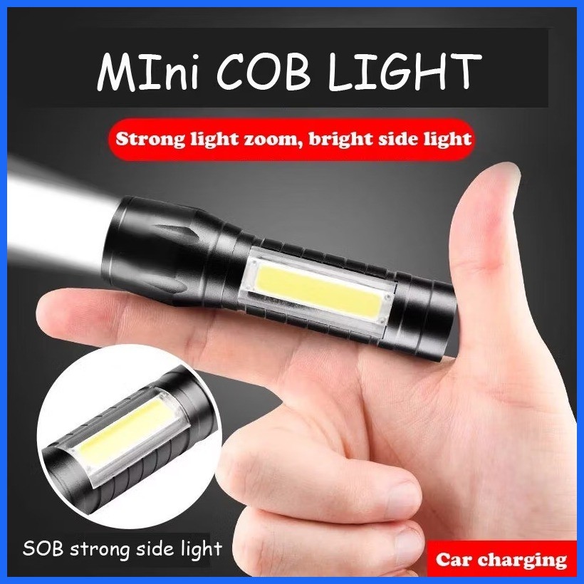 ↂ ☪ XPE + POLICE CREE mini LED flashlight rechargeable waterproof USB ...