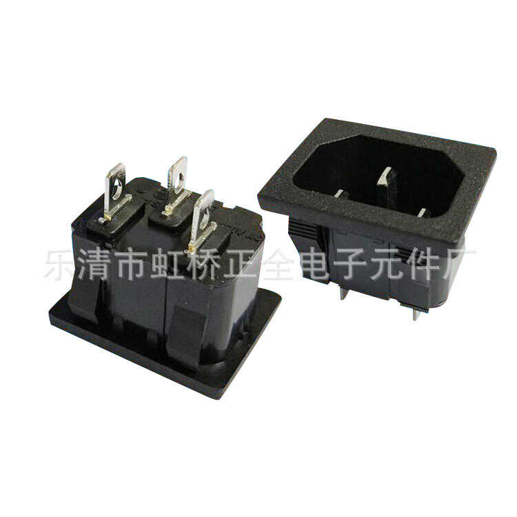 AC pin socket power socket card AC-05 pin socket solid core copper ...