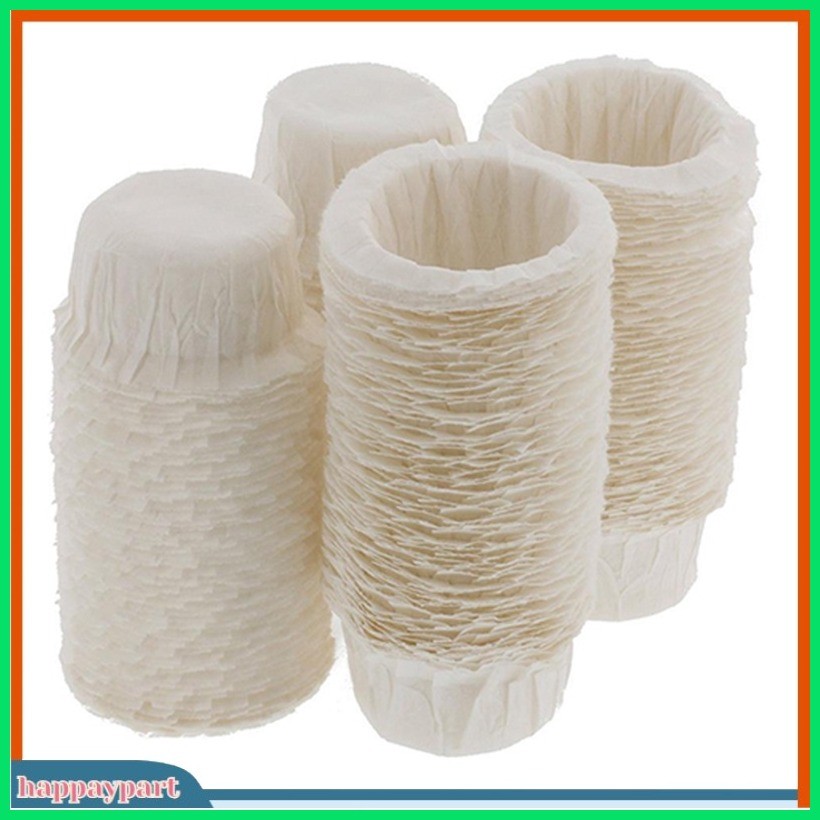 ☑ ☜ (happaypart) 100pcs Home Kitchen Disposable Paper Filters Cups ...