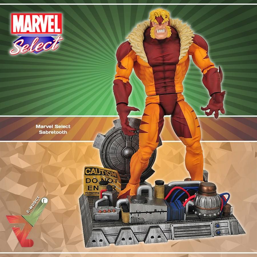 DST Marvel Select Villain Sabertooth 7 Inches | Shopee Philippines